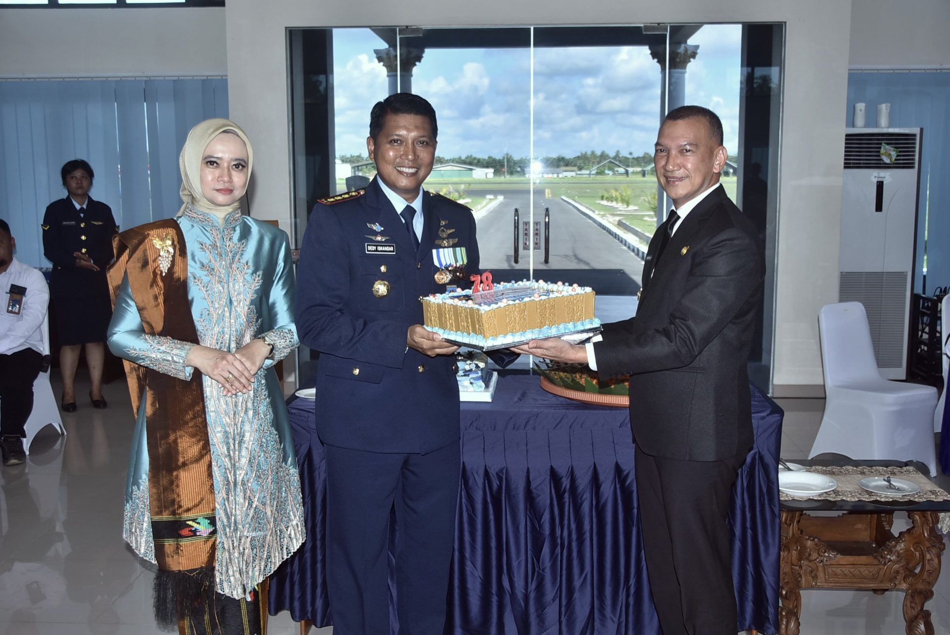 TNI AU Natuna Gelar Upacara HUT Ke-78 Penuh Semangat, Jaga Kedaulatan ...