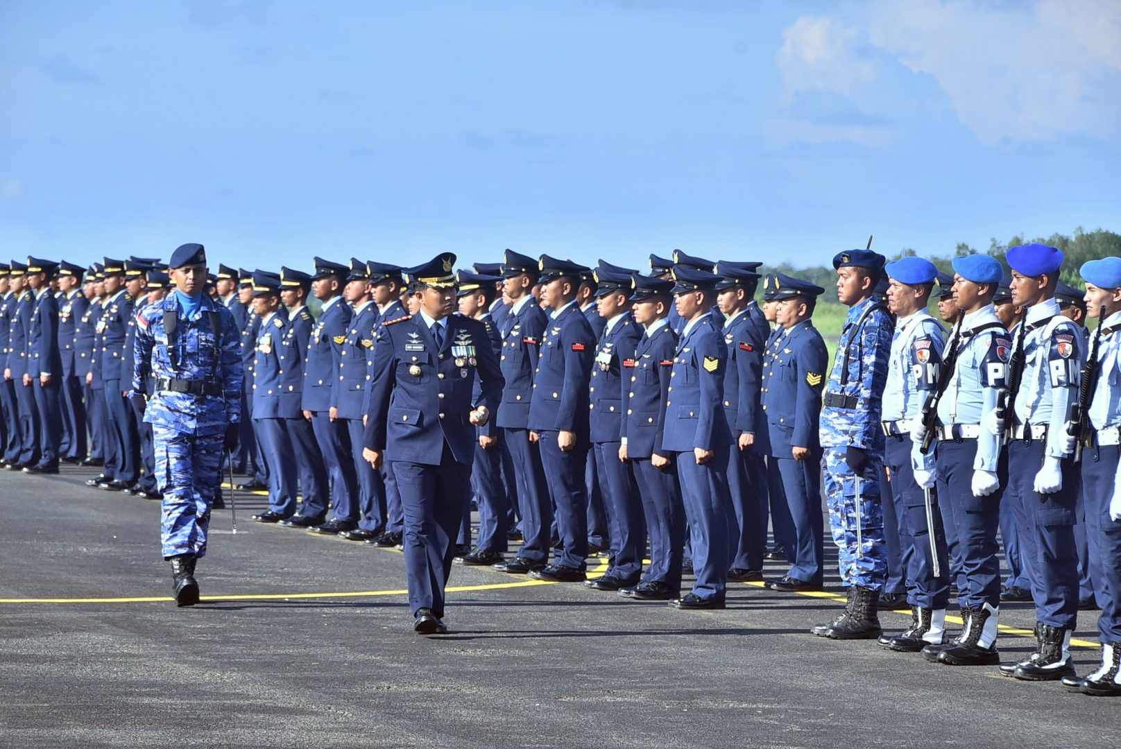 TNI AU Natuna Gelar Upacara HUT Ke-78 Penuh Semangat, Jaga Kedaulatan ...